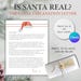 Is Santa Real | Santa Explanation Letter | Santa Letter | EDITABLE ...