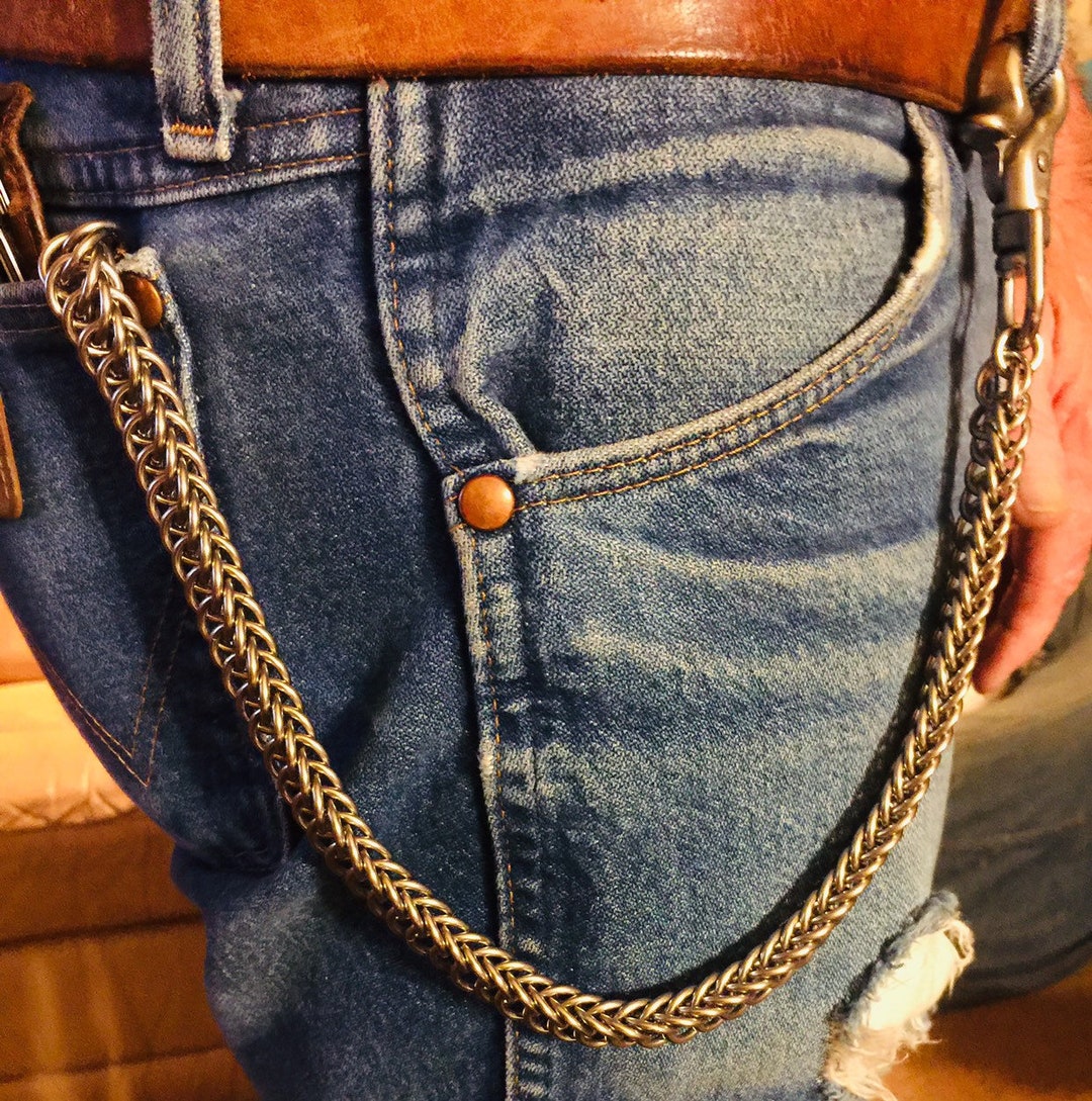 Handmade Stainless Steel Half Persian Wallet Chain - Etsy