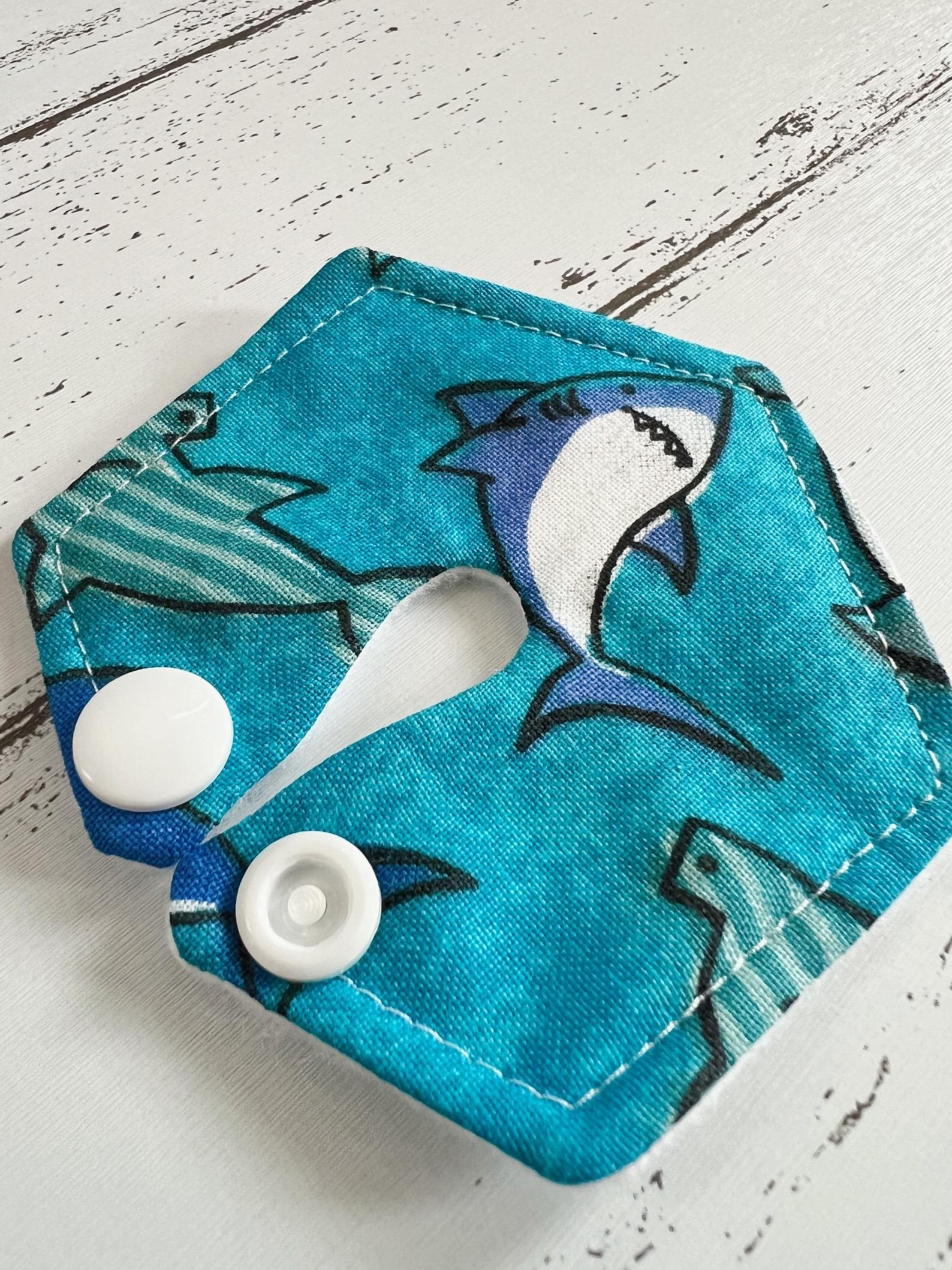 1 Single Feeding Tube, G-tube Pad “sharks” Mic-key, Button, Gastrostomy ...