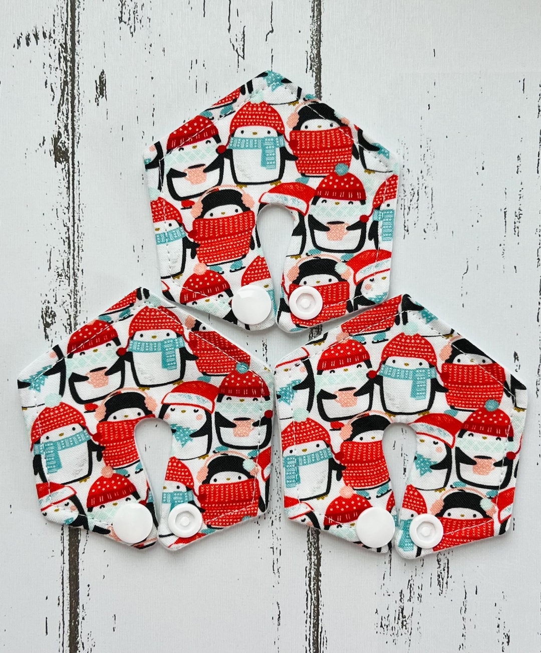 Feeding Tube/g-tube Pads, Set of 3 "penguin Parade” Mickey, Button ...