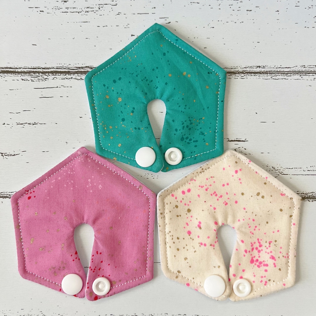 Feeding Tube, G-tube Pads, Set of 3 "colorful Specks “ Mic-key, Button ...