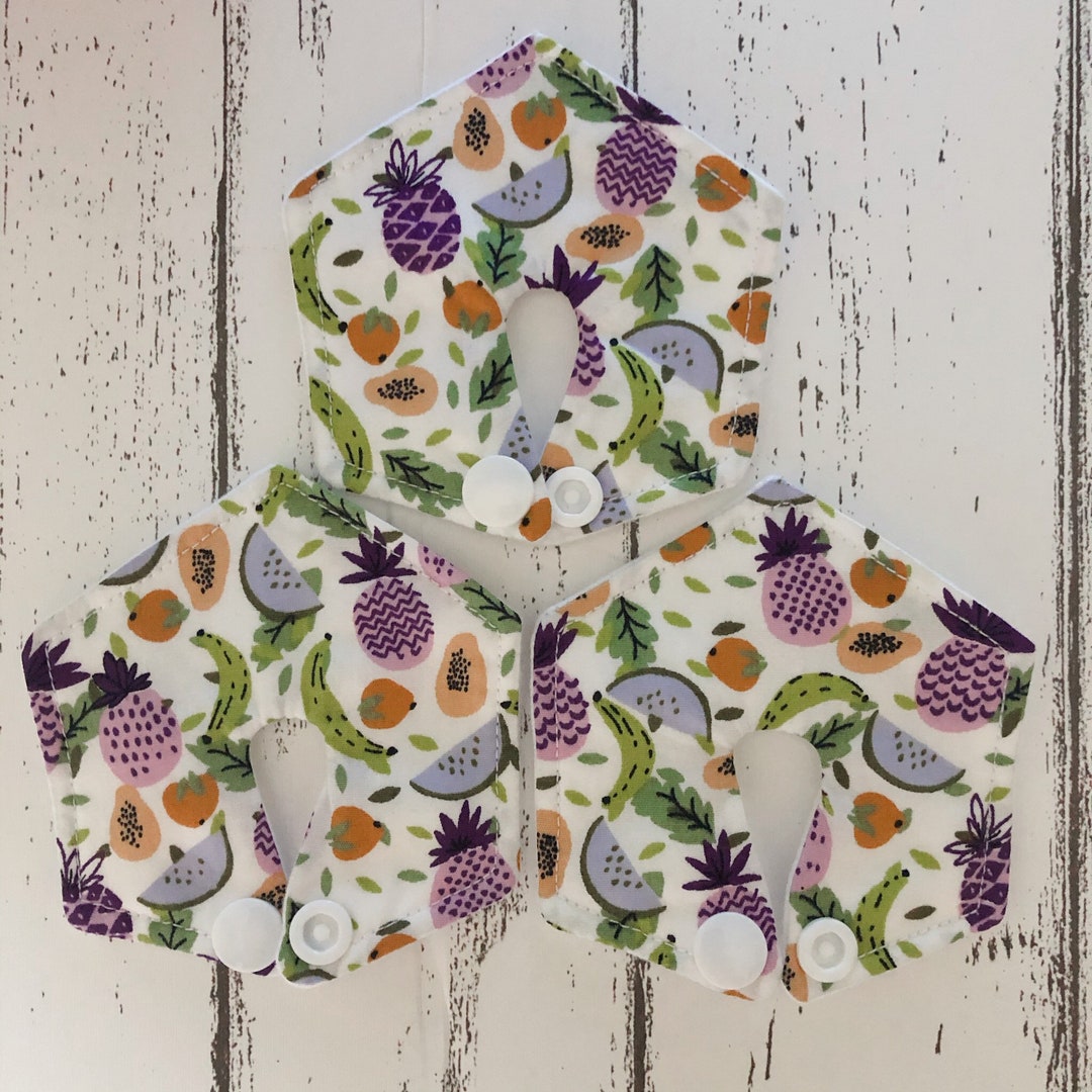 G-tube Pads, Set of 3 "tutti Frutti”mickey, Button Gastrostomy Feeding ...