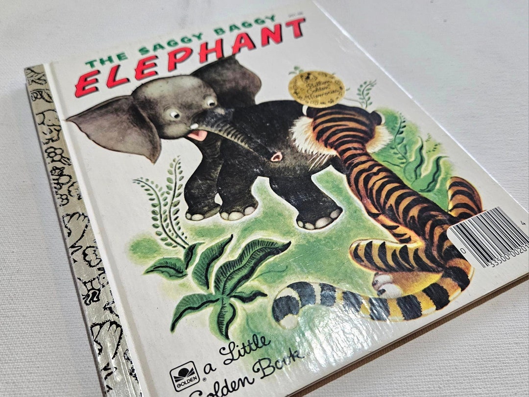Saggy Baggy Elephant, Little Golden Book, 1974 Edition, K & B Jackson ...