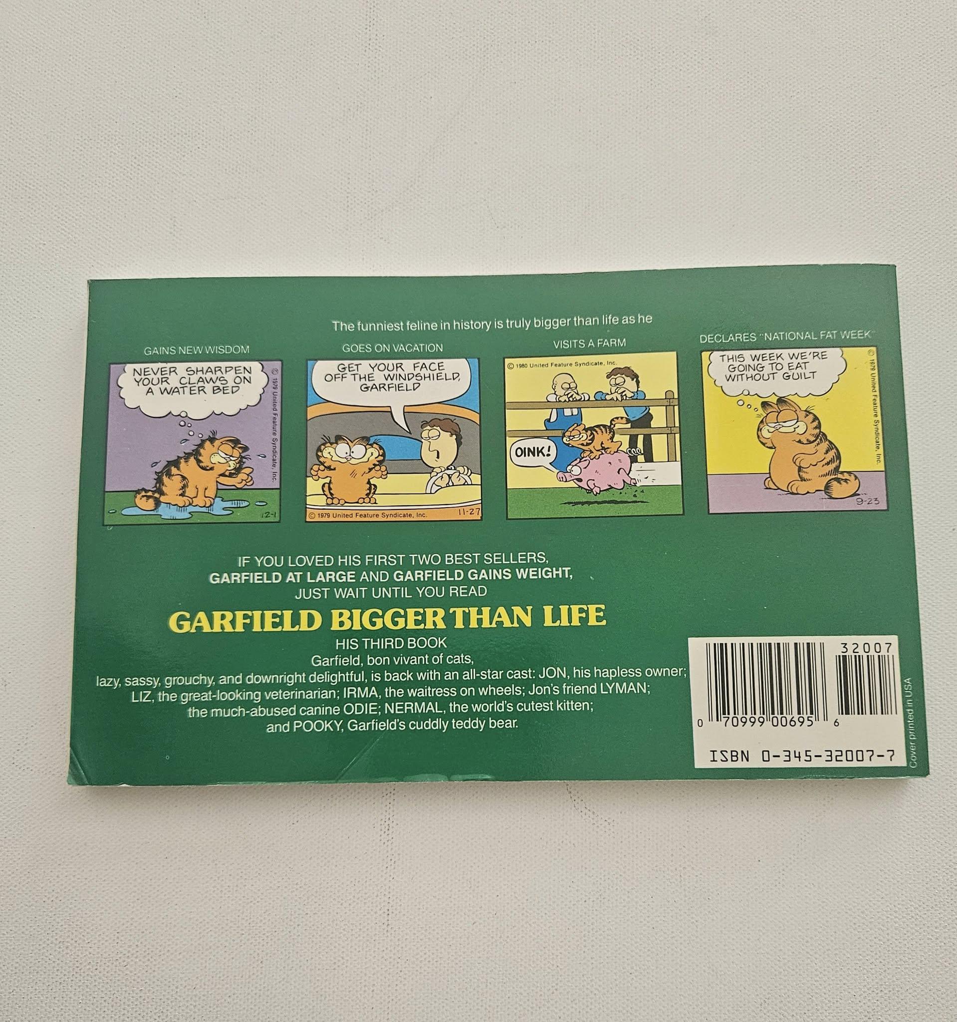 Garfield Comics, Vintage 1980s , Jim Davis, You Choose, Bookmark ...
