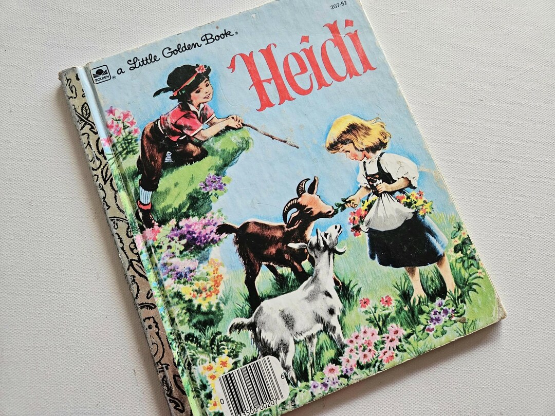 Heidi, Golden Book, Johanna Spyri, Children's Classics, Good Condition ...