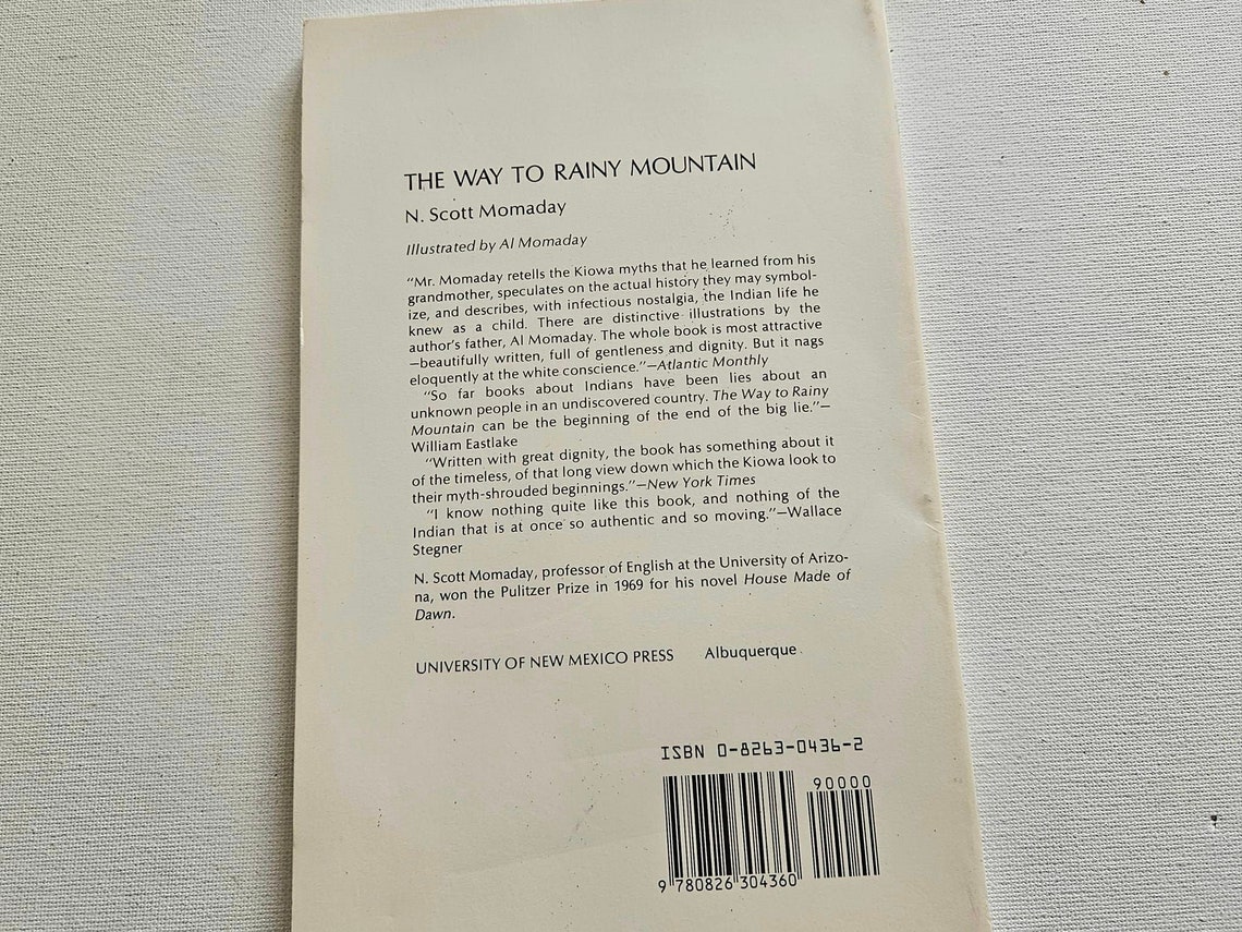The Way to Rainy Mountain, N Scott Momaday, Kiowa Myths, Illustrated ...