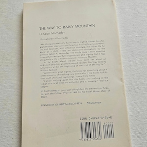 The Way to Rainy Mountain, N Scott Momaday, Kiowa Myths, Illustrated ...