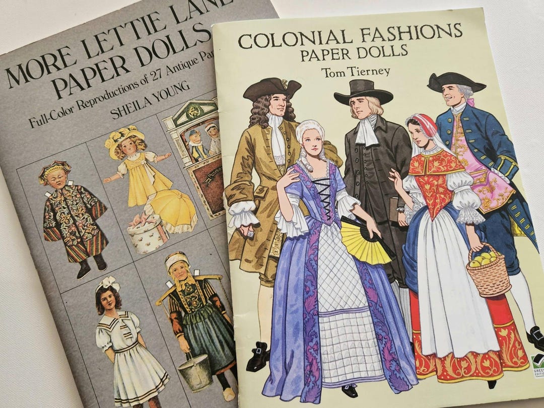 Old Fashioned Paper Dolls, More Lettie Lane, Antique Reproduction ...