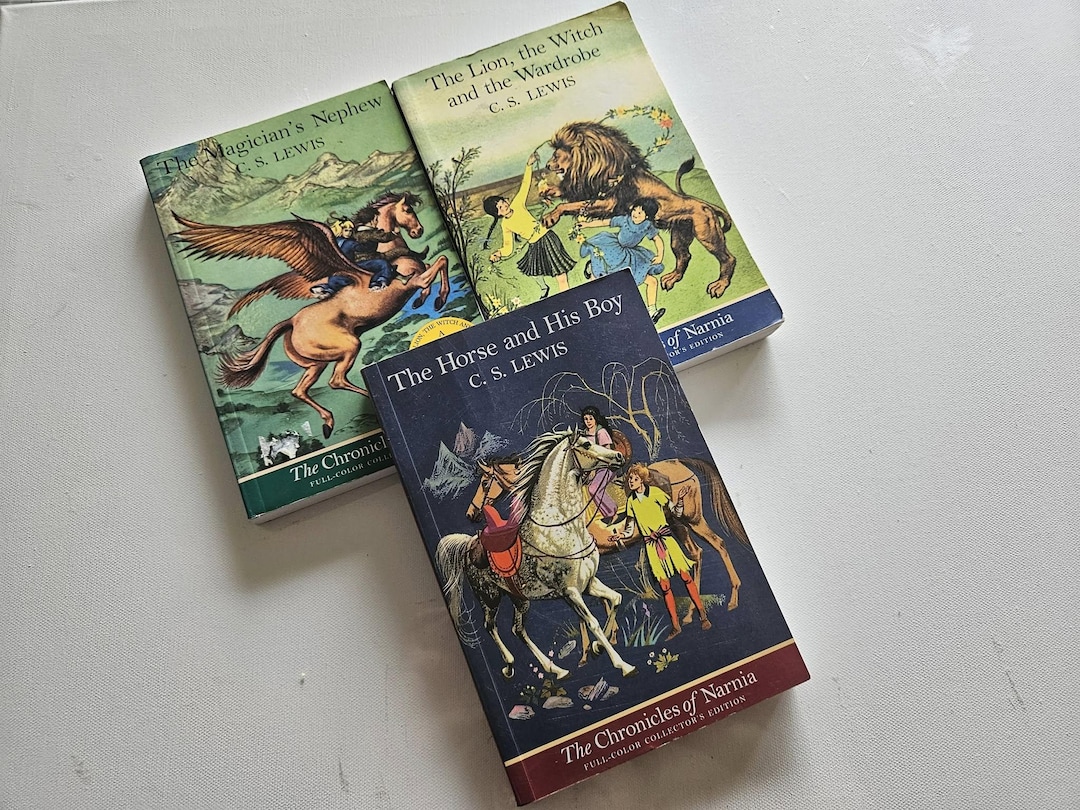Chronicles of Narnia Series, Set of 3, Collector's Edition, C.S. Lewis ...