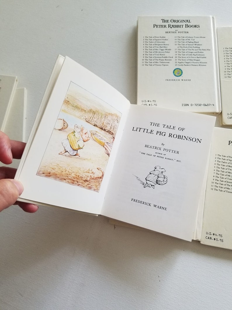 Beatrix Potter Vintage Mini-books YOU Choose Hardcover - Etsy