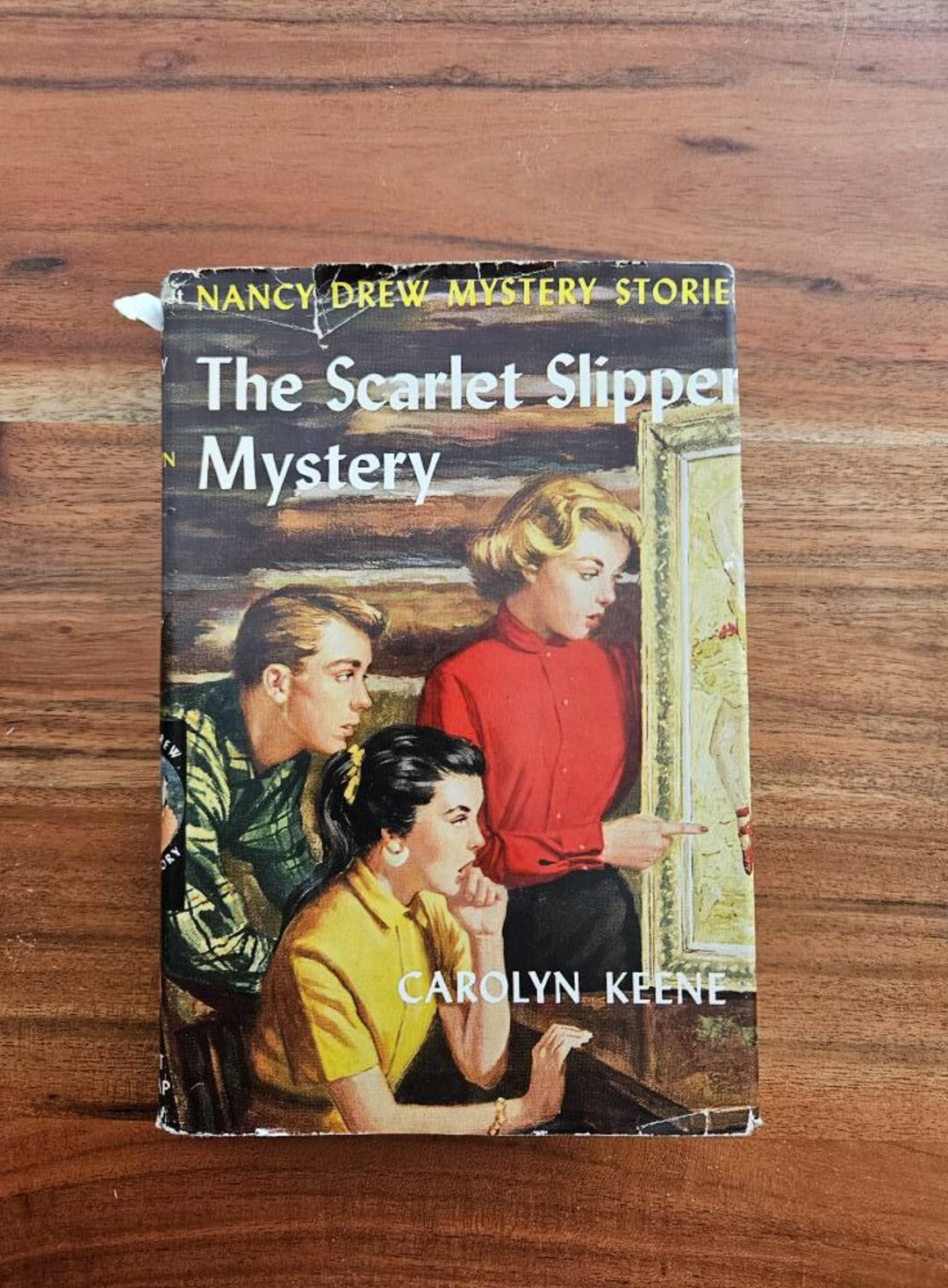 Vintage Nancy Drew Hardback: the Scarlet Slipper Mystery, 1954, Blue ...