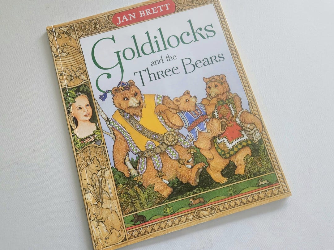 Goldilocks and the Three Bears, Jan Brett, 1996, Kids Book, Beautiful ...