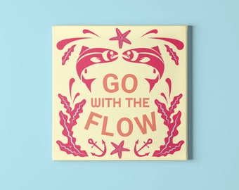 Go With the Flow Png - Etsy