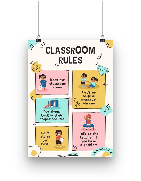 School Rules Poster