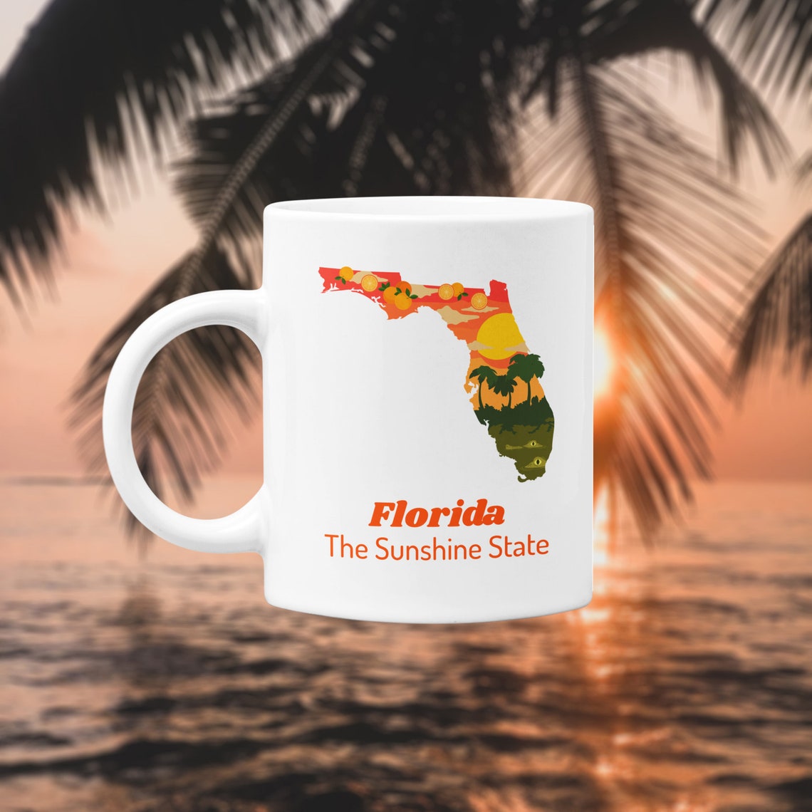 Florida the Sunshine State PNG Digital Downlowd | Etsy