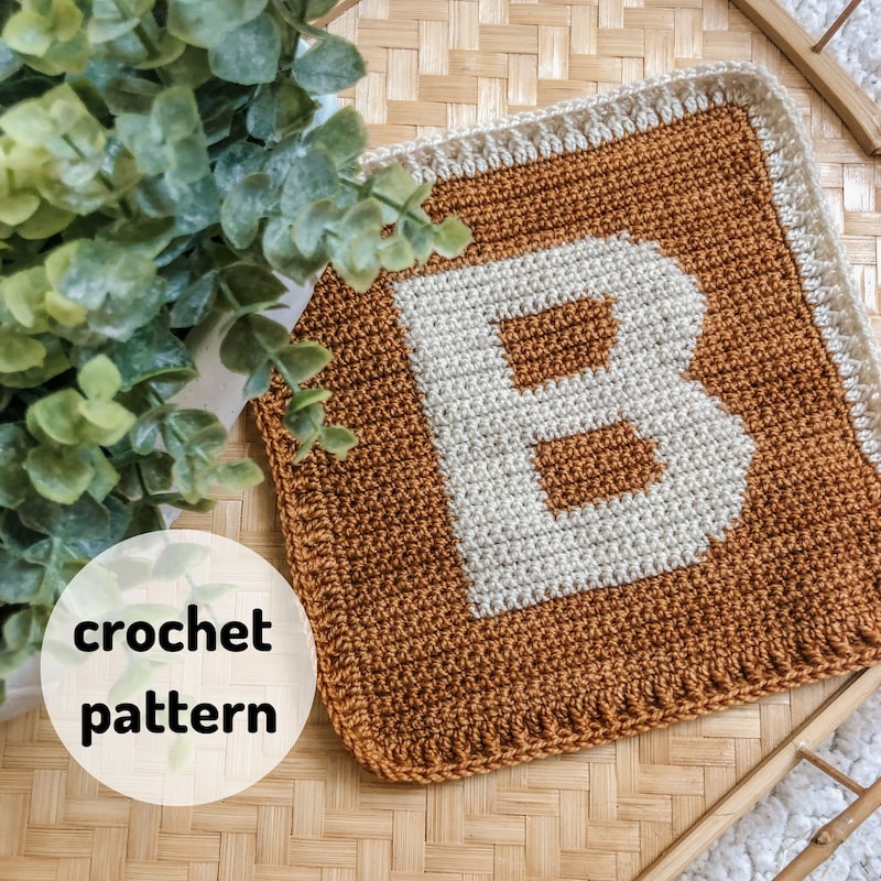 Crochet Monogram - Etsy