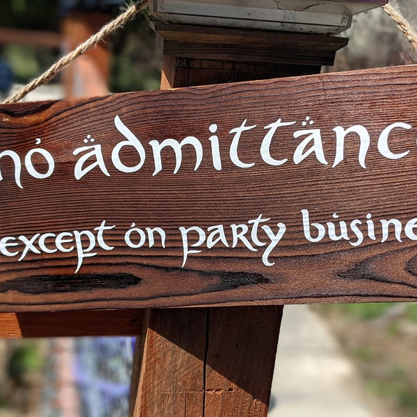 No Admittance Except on Party Business Svg - Etsy