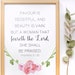 Proverbs 31:30 Scripture Wall Art / Printable / KJV / Mother's Day ...