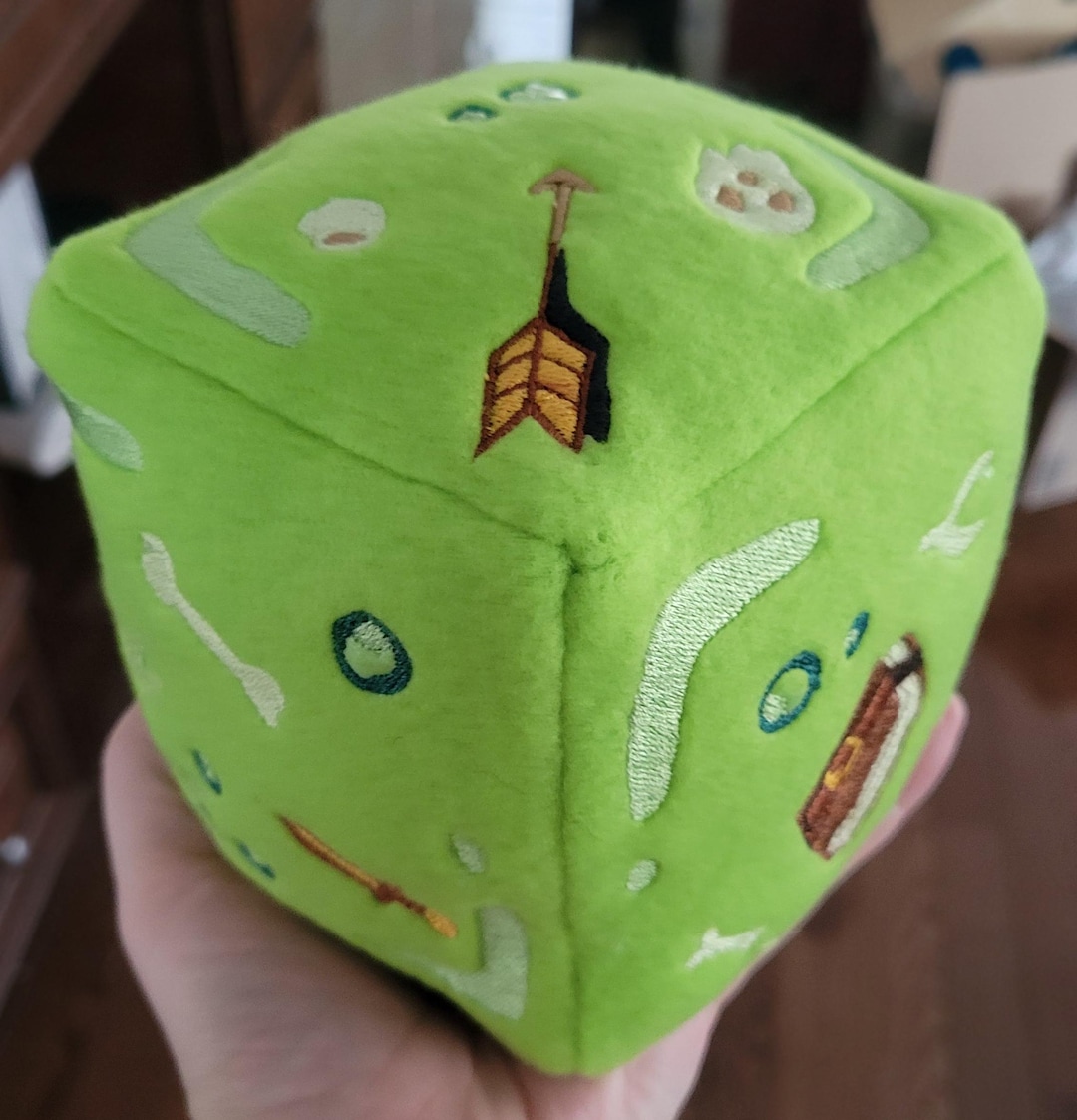 Gelatinous Cube Plush - TTRPG Monster Handmade Stuffed Animal With ...