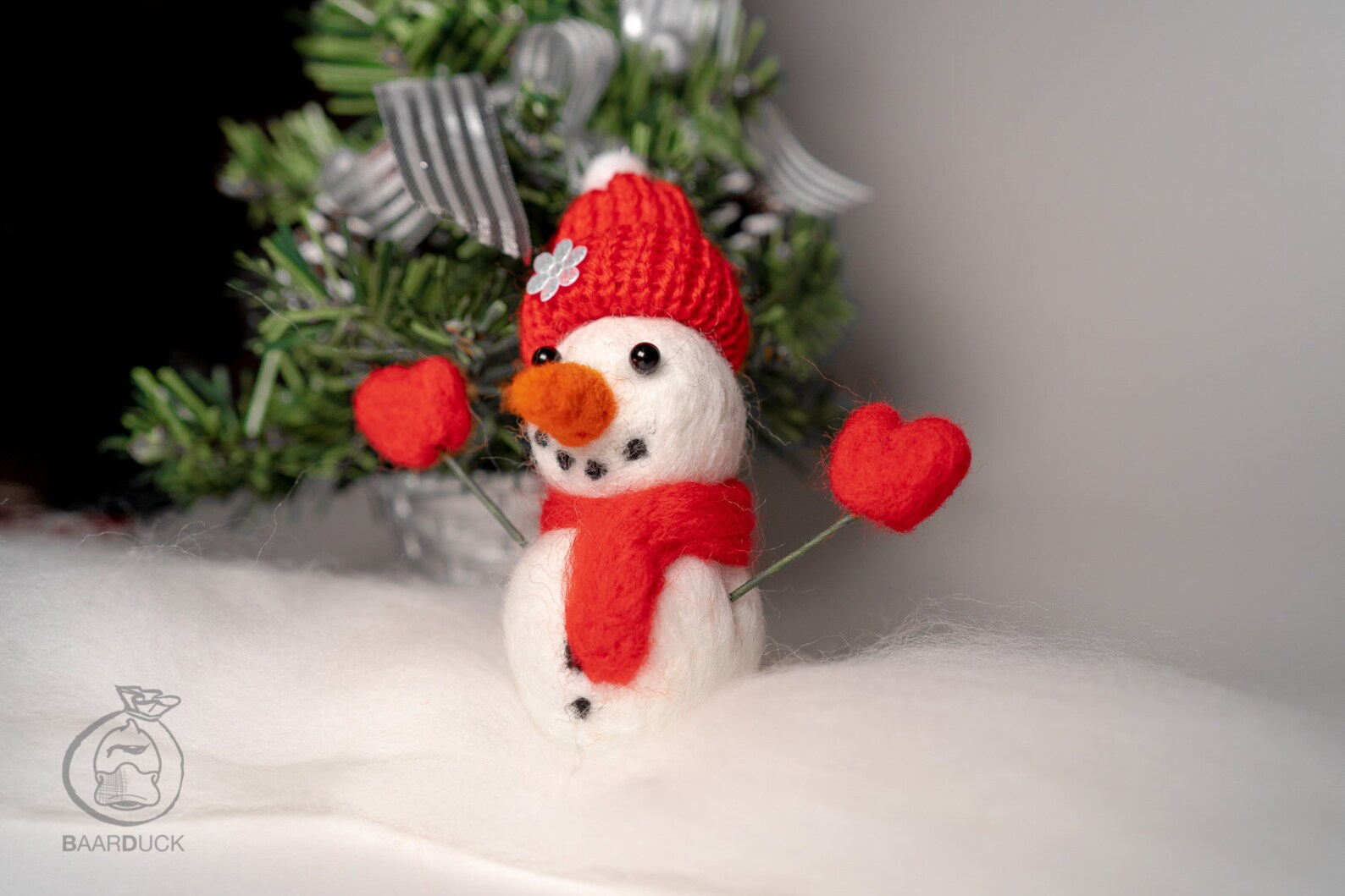 Limited Edition Felted Snowman DIY Needle Felting Kit for - Etsy