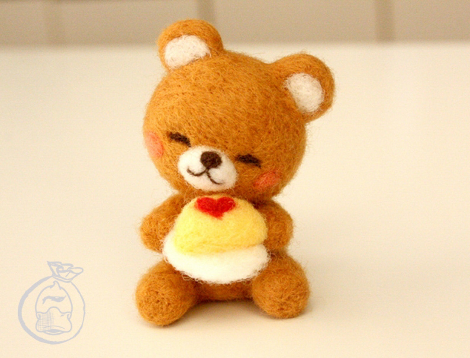 Bear Needlepoint Kits, DIY Needle Felt, Felting Kit, Felted Animals ...