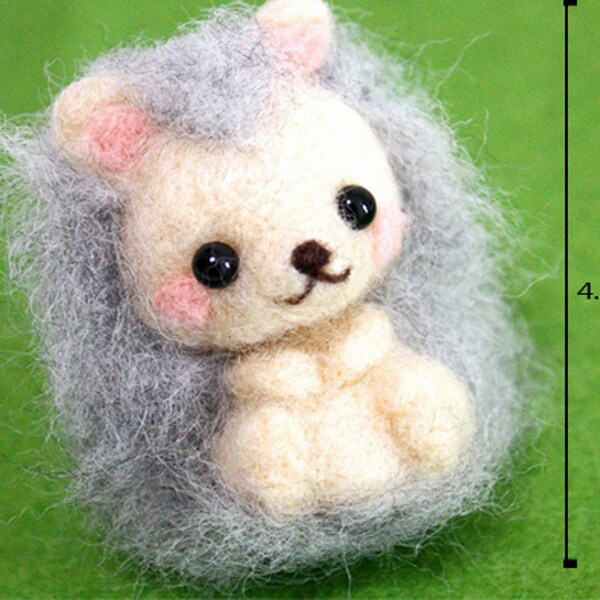 Needle Felt Hedgehog - Etsy