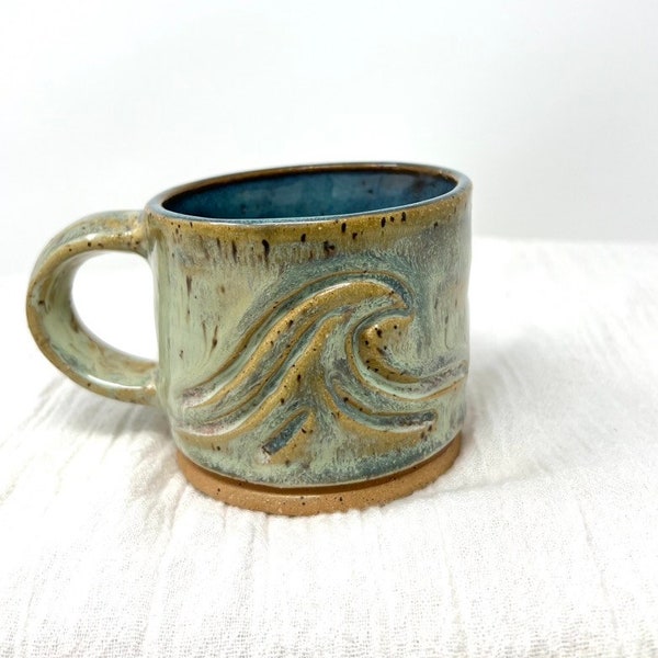 Carved Ceramic Mug - Etsy
