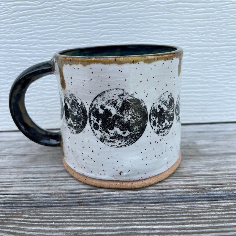 Ceramic Mug Moon - Etsy