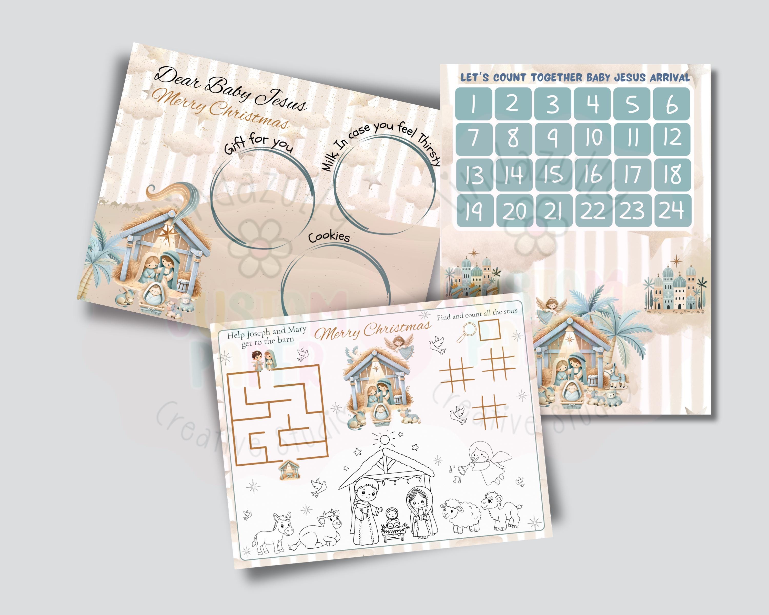 Dear Baby Jesus Letter Kit - Digital Download (personal and Commercial ...