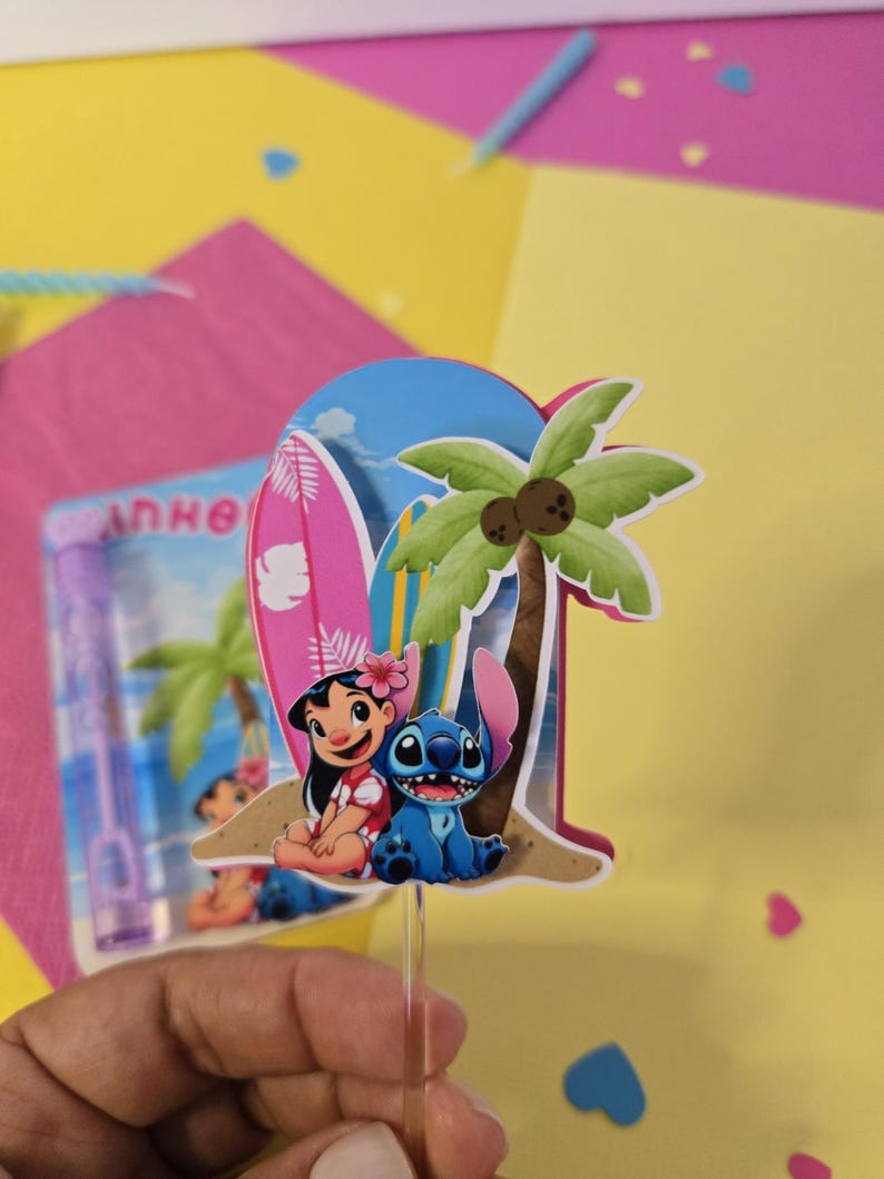 Personalized Hawaiian Birthday Party Decoration| Hawaiian Cake Topper ...