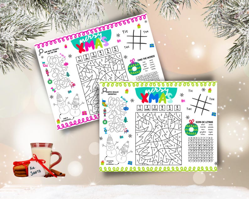 Kids Santa Letter Writing Kit – Christmas Activity Set, Advent Calendar ...