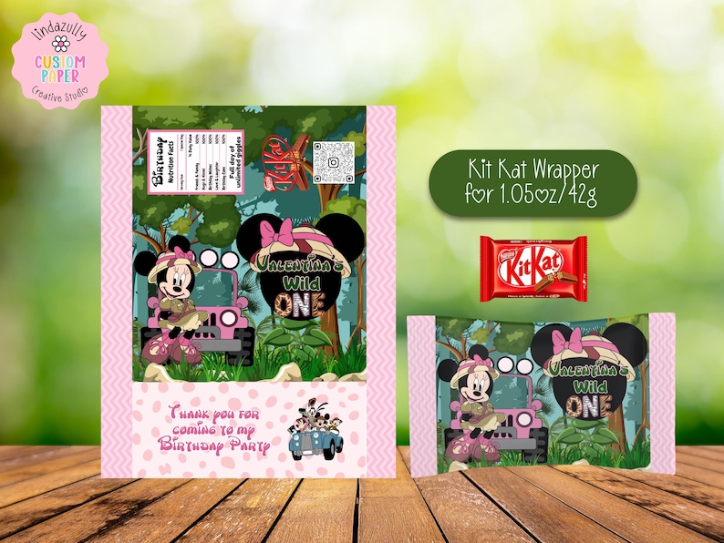 Pink Mouse Safari Party Labels | Customizable Pink Mouse Printable ...