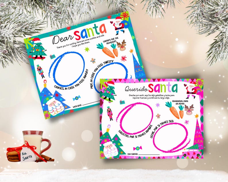 Kids Santa Letter Writing Kit – Christmas Activity Set, Advent Calendar ...