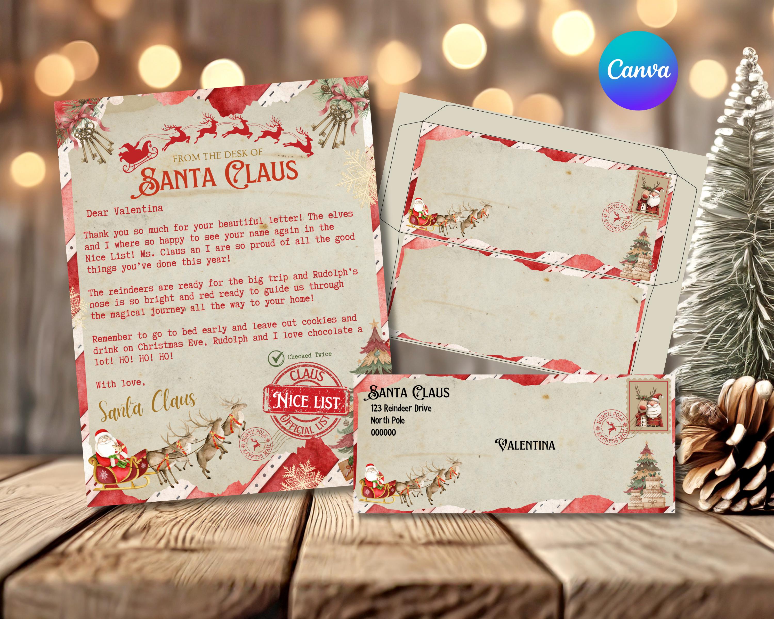 Christmas Eve Magic Bundle | Letter From Santa, Nice List (instant ...