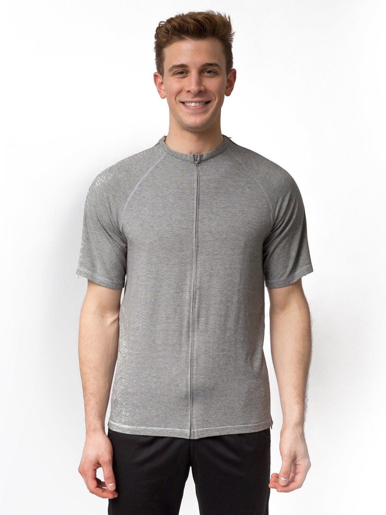 Post Shoulder Surgery Tee for Easy Dressing, Physical Therapy ...