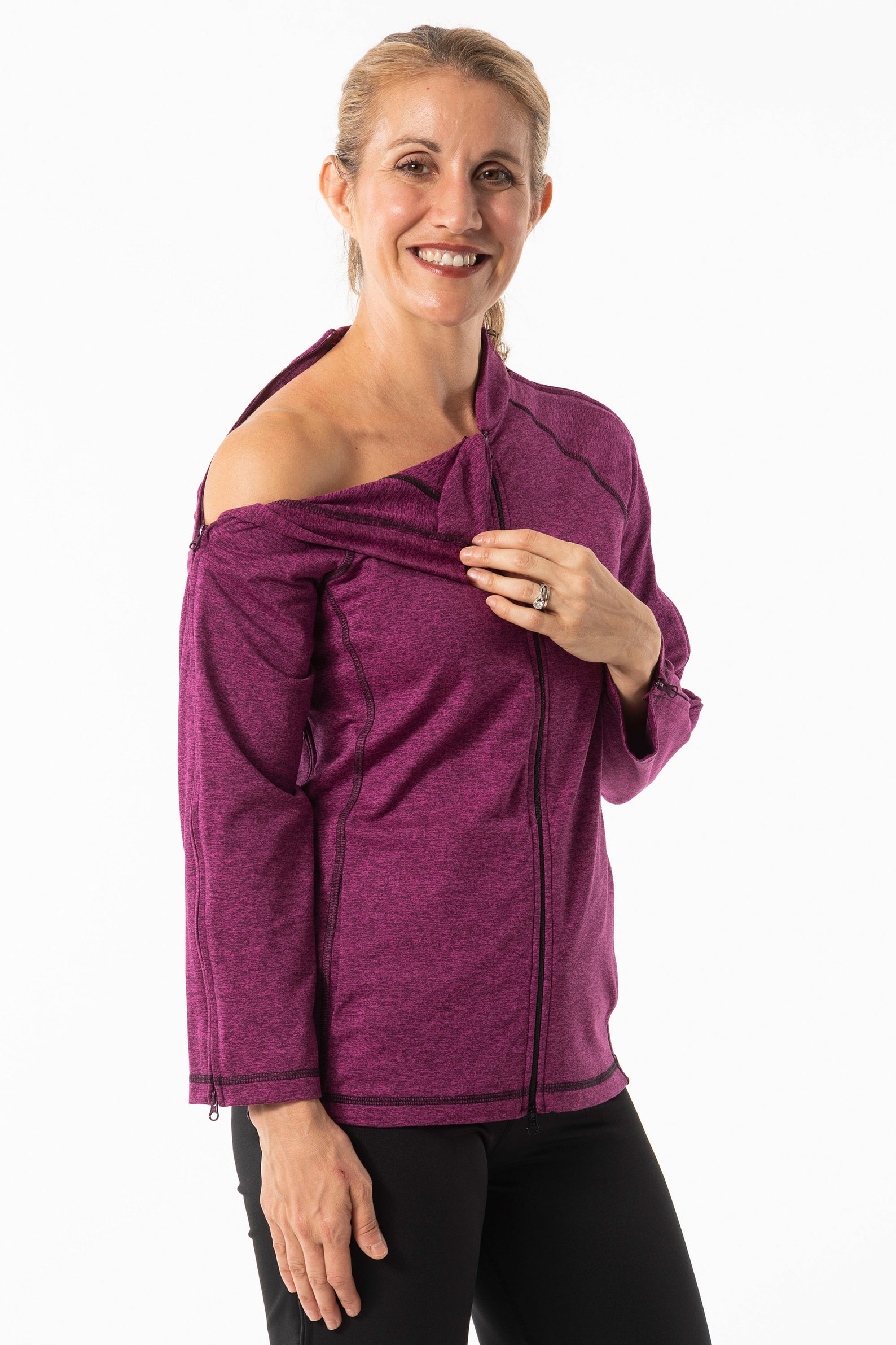 Reboundwear - Post Op Mastectomy Recovery Jacket | Holds Drains for ...