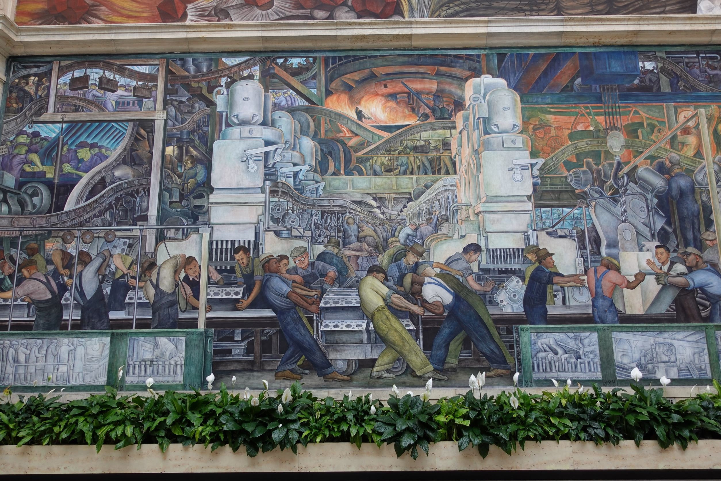 Diego Rivera Industry Murals