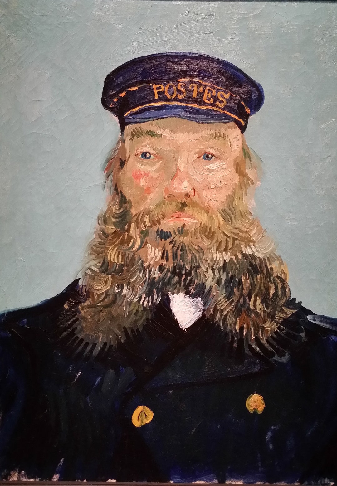 Portrait Postman Roulin by Vincent Van Gogh, Post Impressionist, Van ...