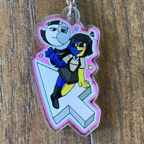 ENA Acrylic Charm 3 IN Ramune Blueberry Bottle - Etsy