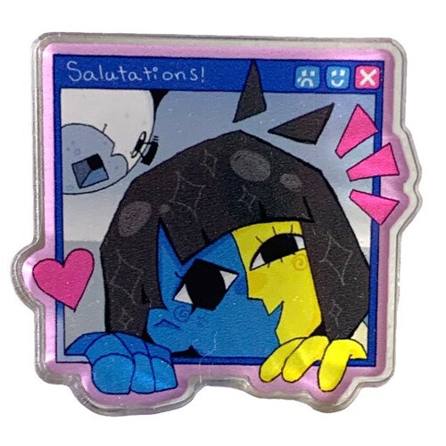 Ena Friends Acrylic Keychain - Etsy