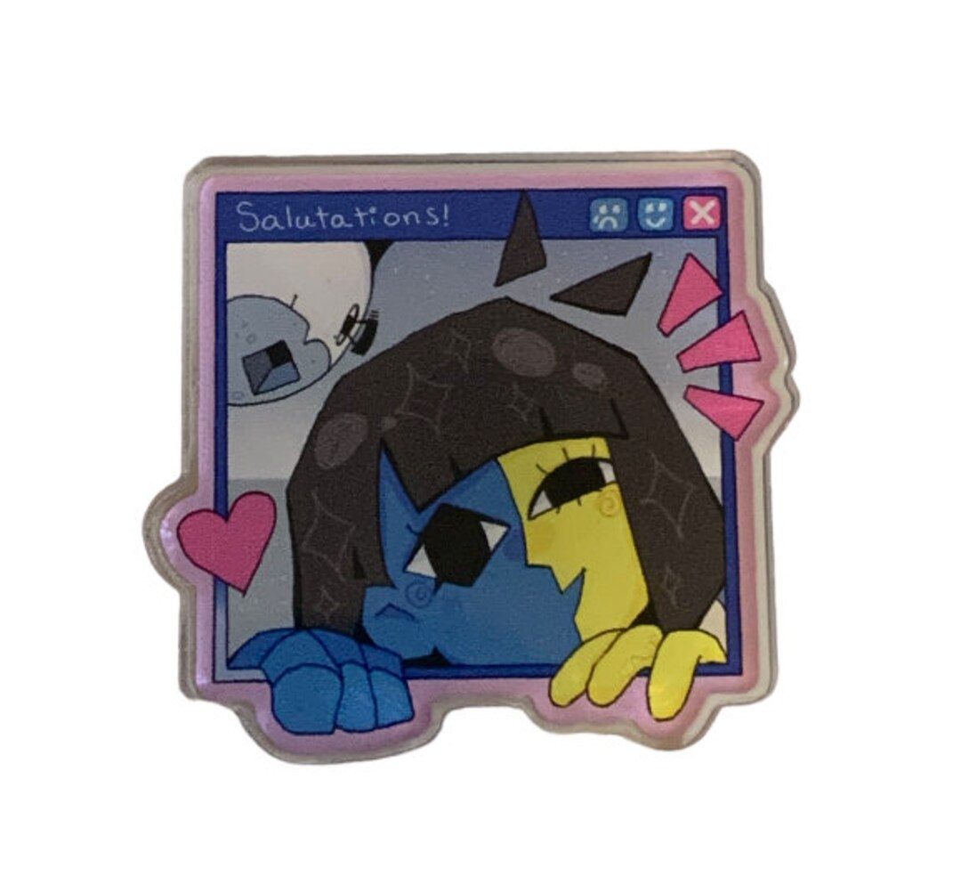 Ena Acrylic Pin! - Etsy