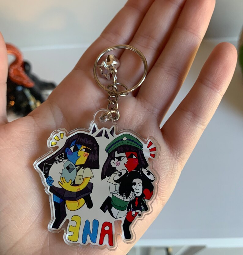 Ena Friends Acrylic Keychain - Etsy