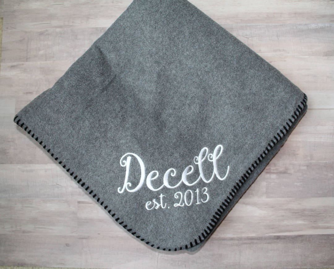 Personalized Name Blanket Custom Throw Blanket Wedding - Etsy
