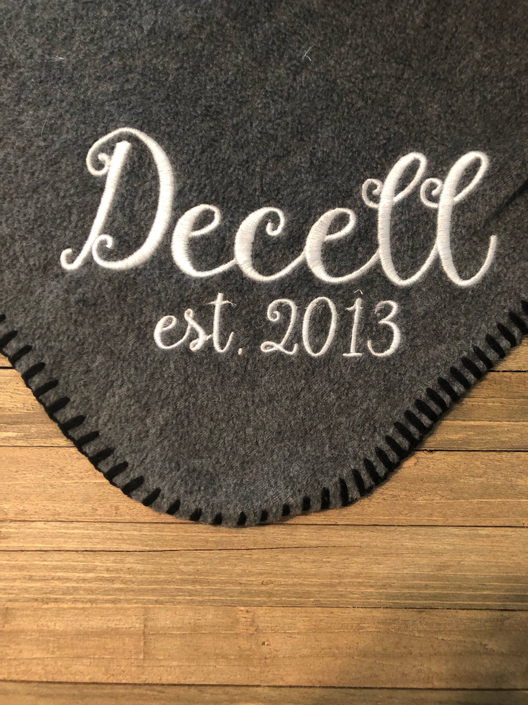 Personalized Name Blanket Custom Throw Blanket Wedding | Etsy