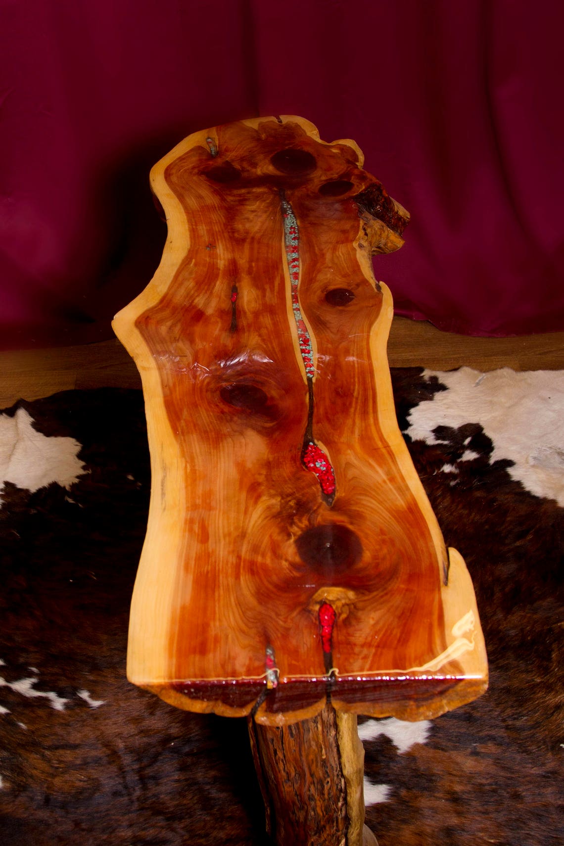 Live Edge Cedar Table - Etsy