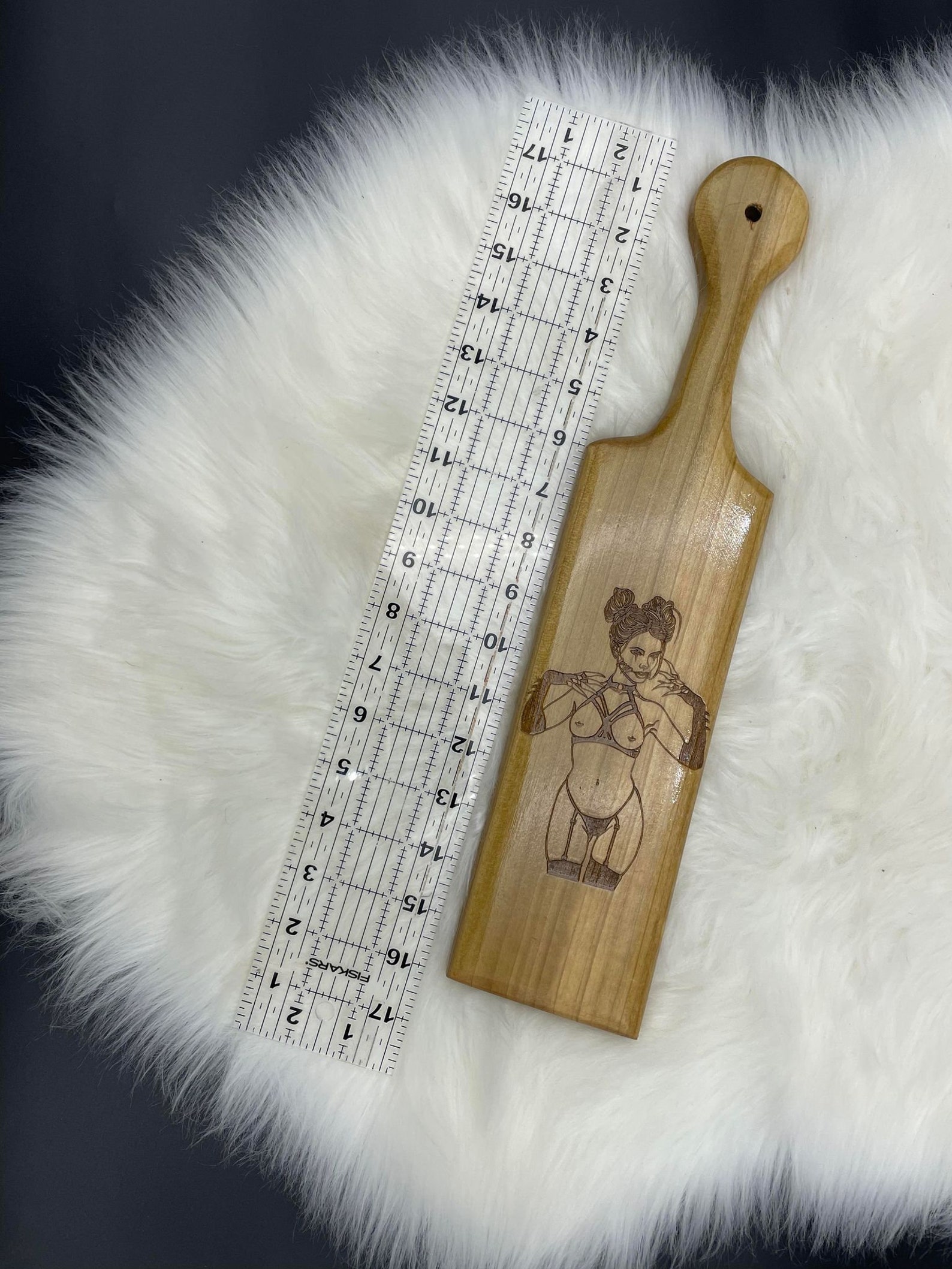 Topless Demon Shibari Girl Bondage BDSM Spanking Paddle Personalized ...