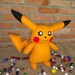 Pikachu Pokémon Plush Handmade Fabric Toy Custom Rag Doll - Etsy