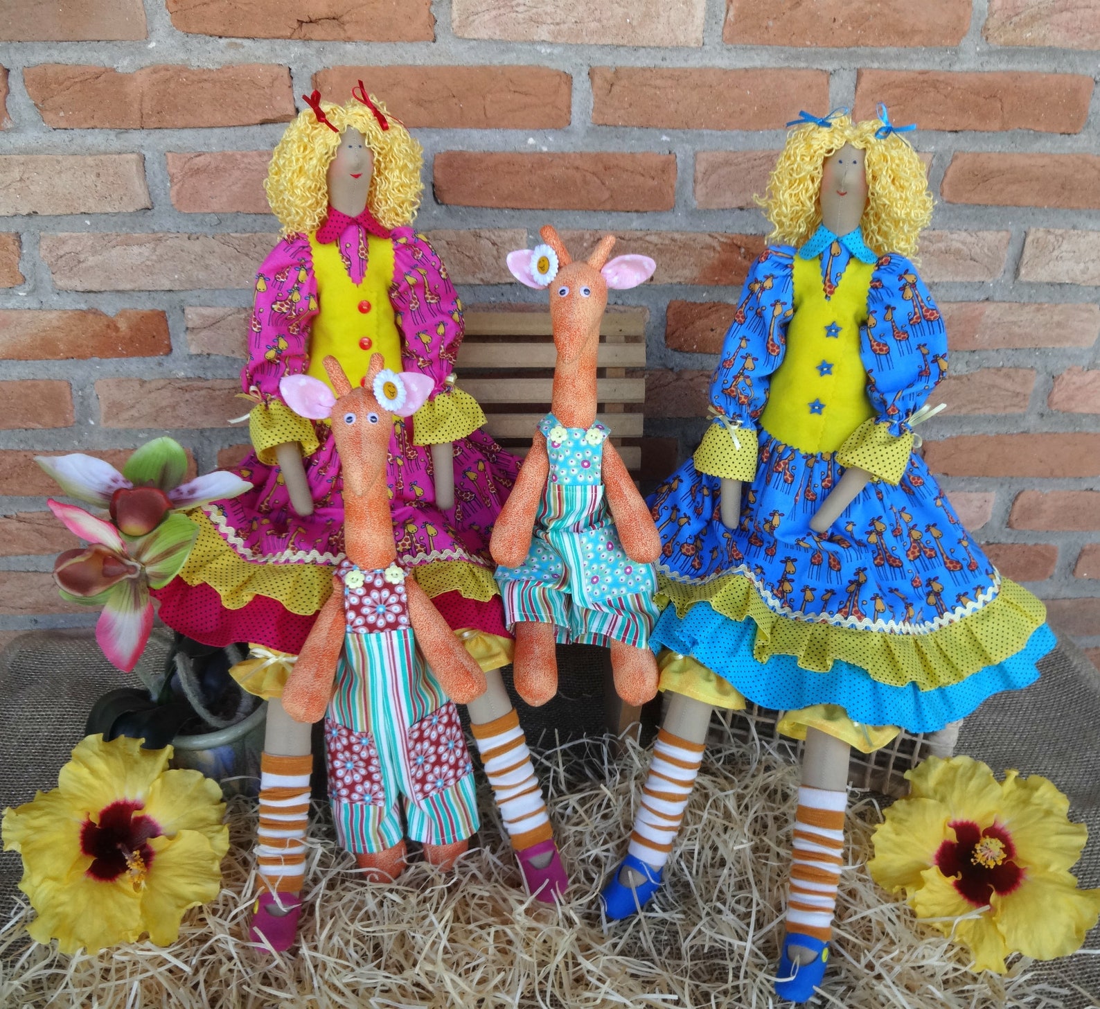 Tilda Doll Giraffe Lady Soft Giraffe Toy Handmade Fabric - Etsy