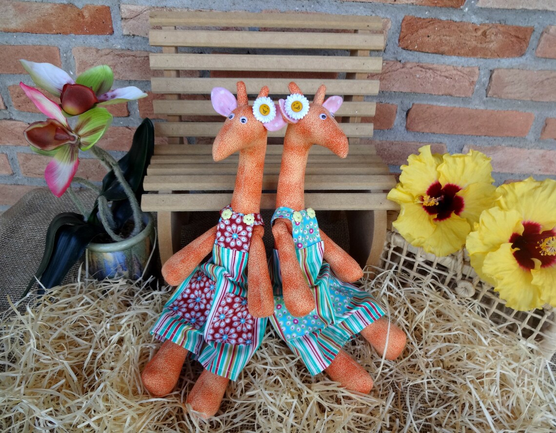 Tilda Doll Giraffe Lady Soft Giraffe Toy Handmade Fabric - Etsy