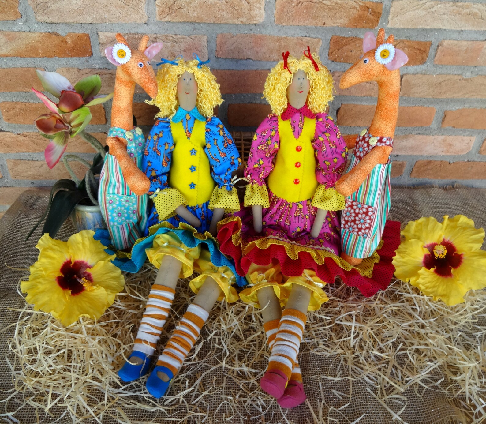 Tilda Doll Giraffe Lady Soft Giraffe Toy Handmade Fabric - Etsy